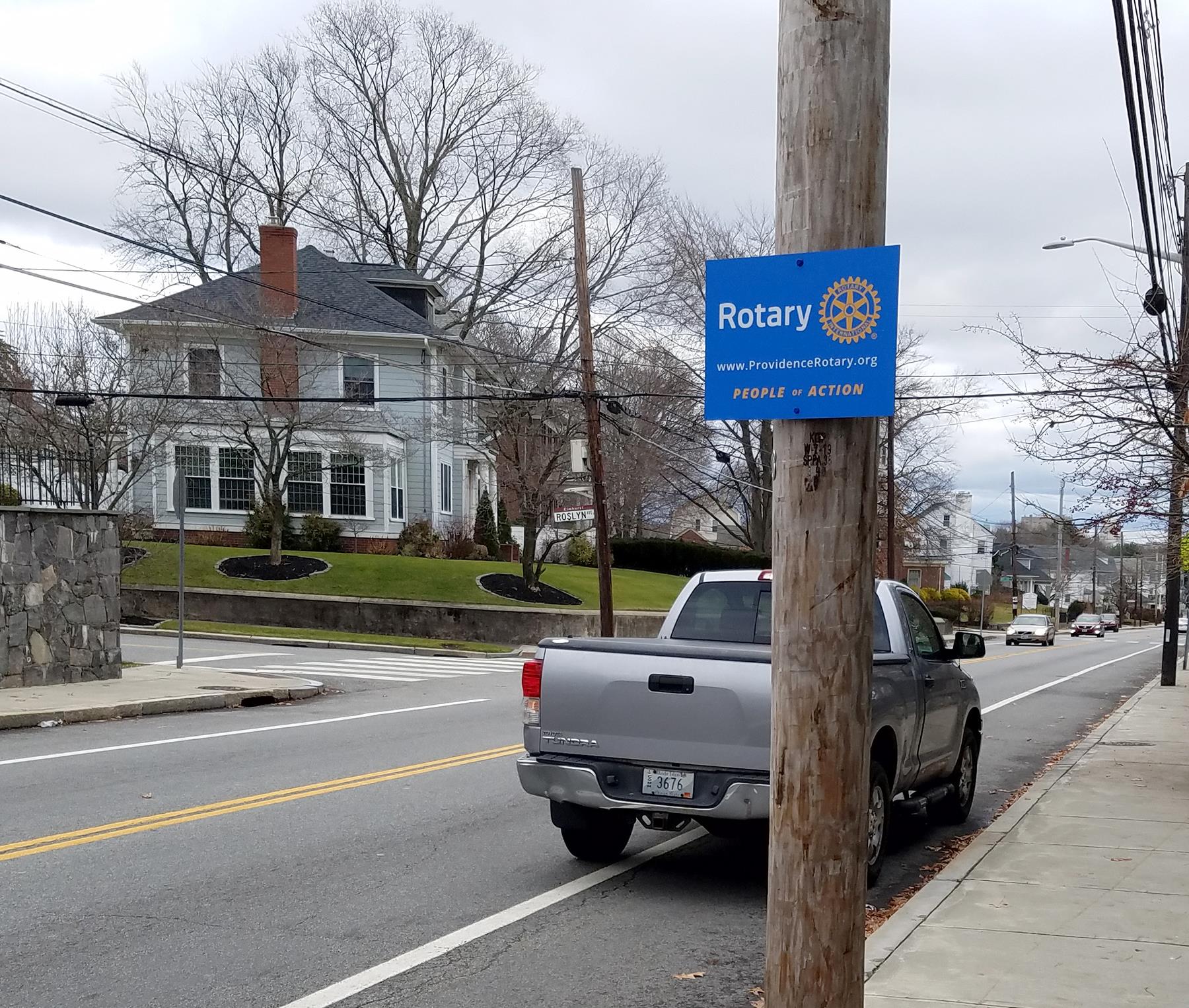 New Rotary signs around town | Rotary Club of Providence