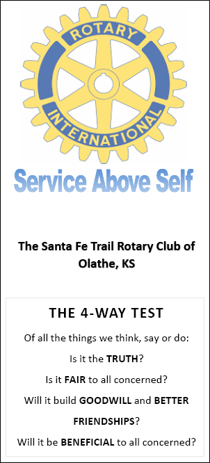 The 4-Way Test | Rotary Club of Olathe-Santa Fe Trail