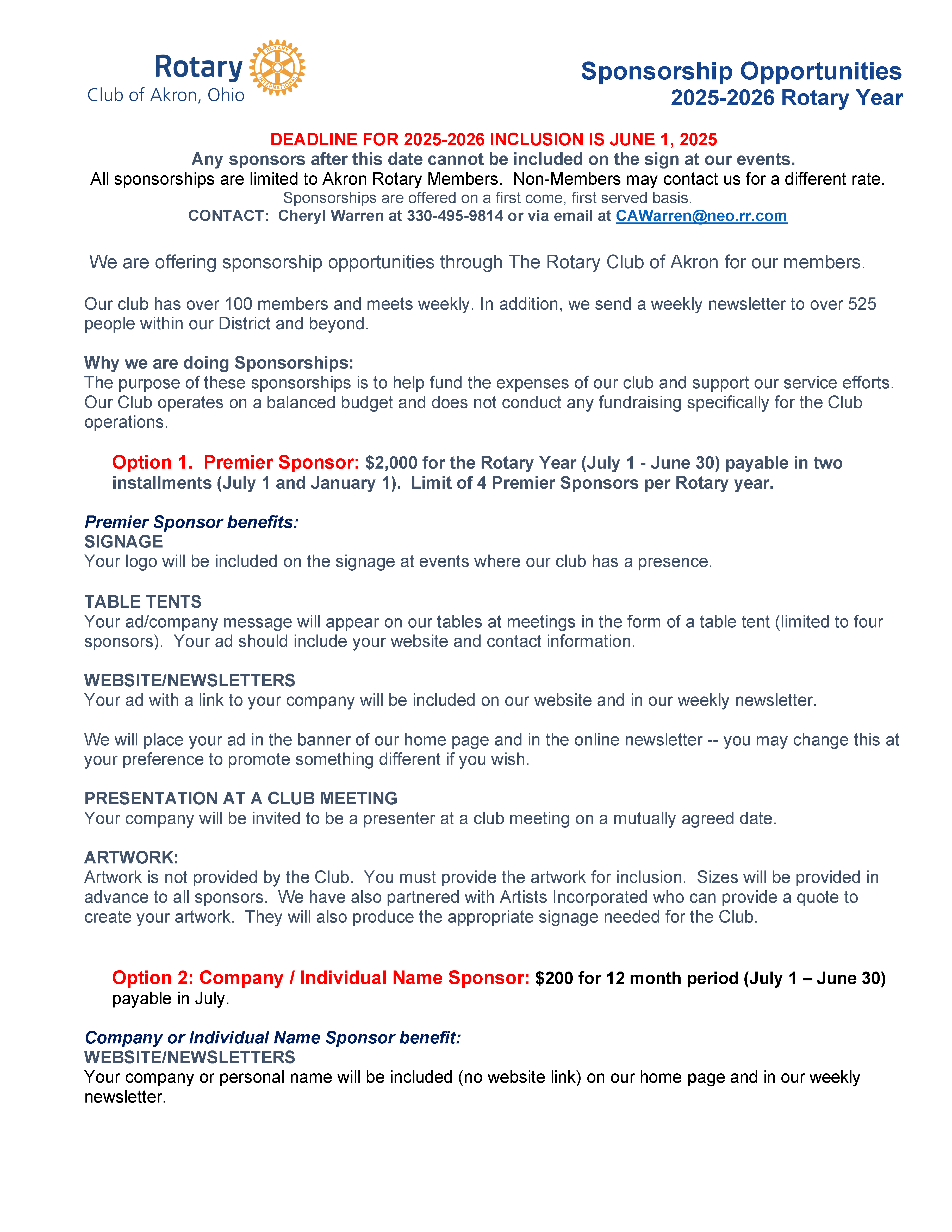 Rotary Camp for Children with Special Needs | Rotary Club of Akron