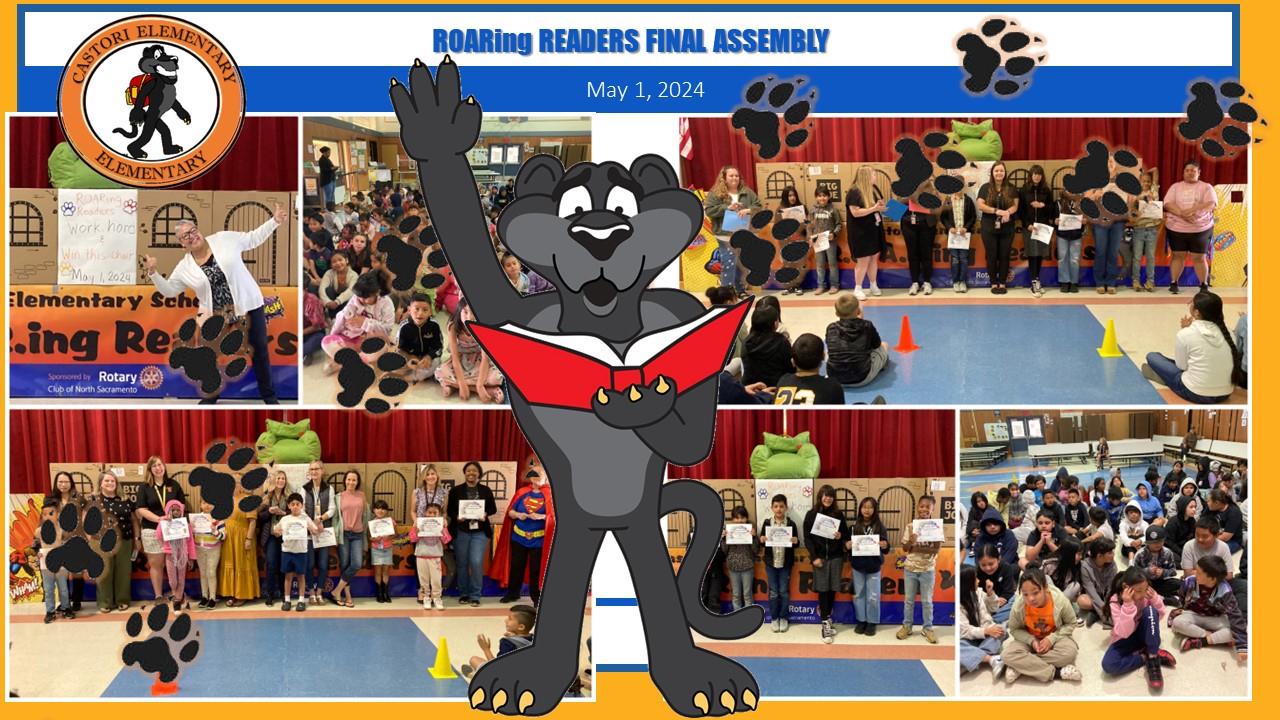 Last ROARing Readers Assembly of the School Year | Rotary Club of North ...
