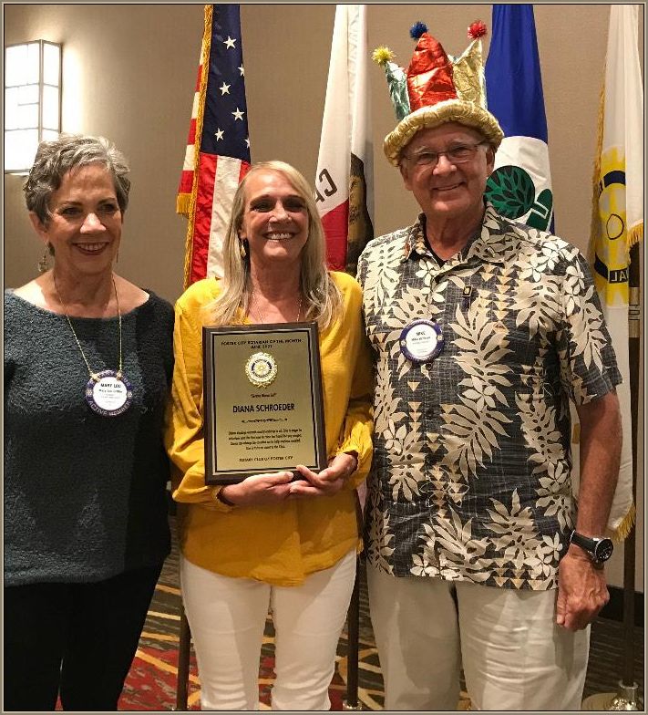 Diana Schroeder - Rotarian of the Month | Rotary Club of Foster City