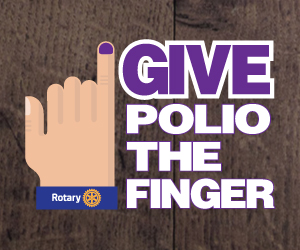 GIVE POLIO THE FINGER | Rotary Club of LaCrosse