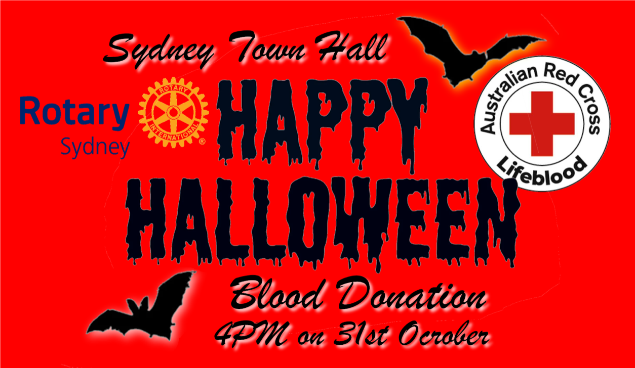 Blood Donations | Rotary Club of Sydney Inc