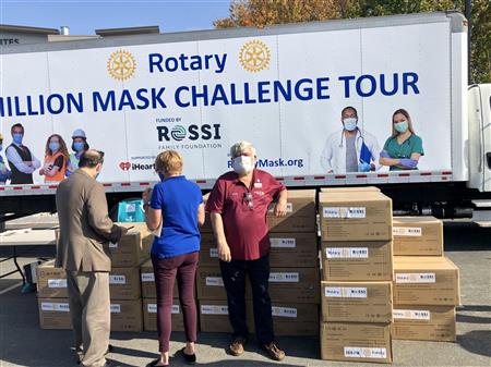 Million Mask Challenge | Rotary Club of Middleboro