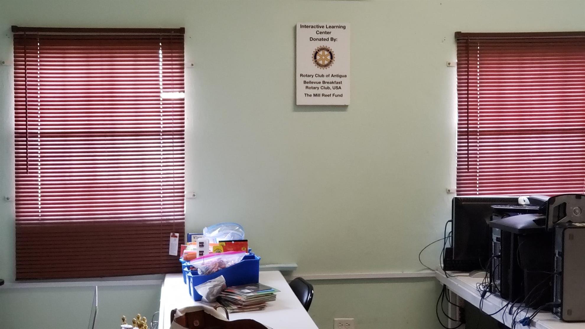 Pigotts Primary School Computer Lab is outfitted with Blinds | Rotary ...