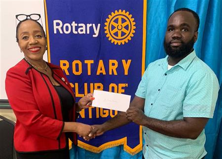 Donation to Andre Simon Fund | Rotary Club of Antigua