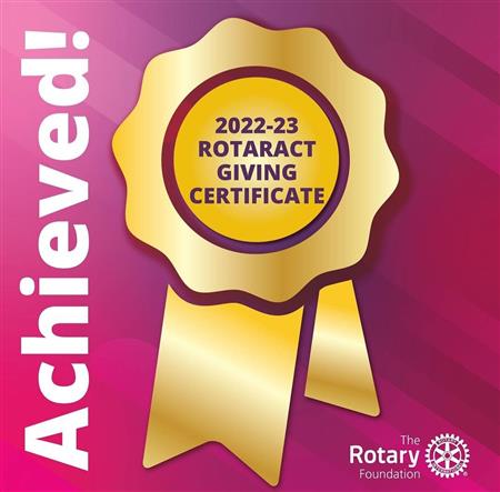 Rotaract Club of Antigua earns 2022-23 Rotaract Giving Certificate ...