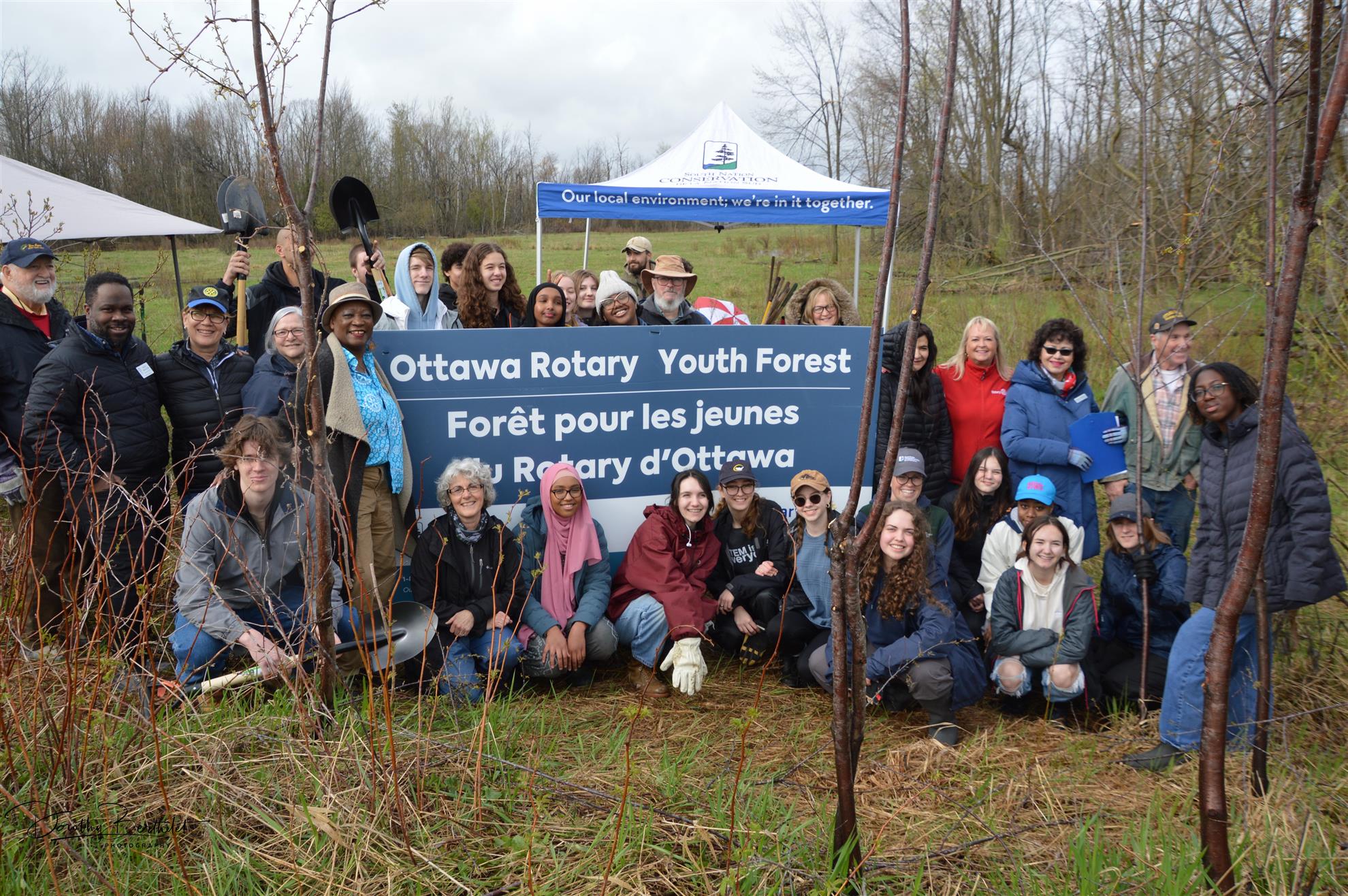 May 2nd 1000 Trees Planted by Youth! | Rotary Club of Orleans