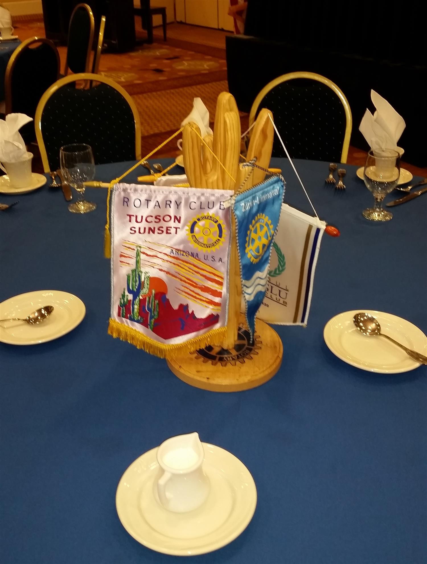 What Is The History Of Our Club's Centerpieces? | Rotary Club of Tucson