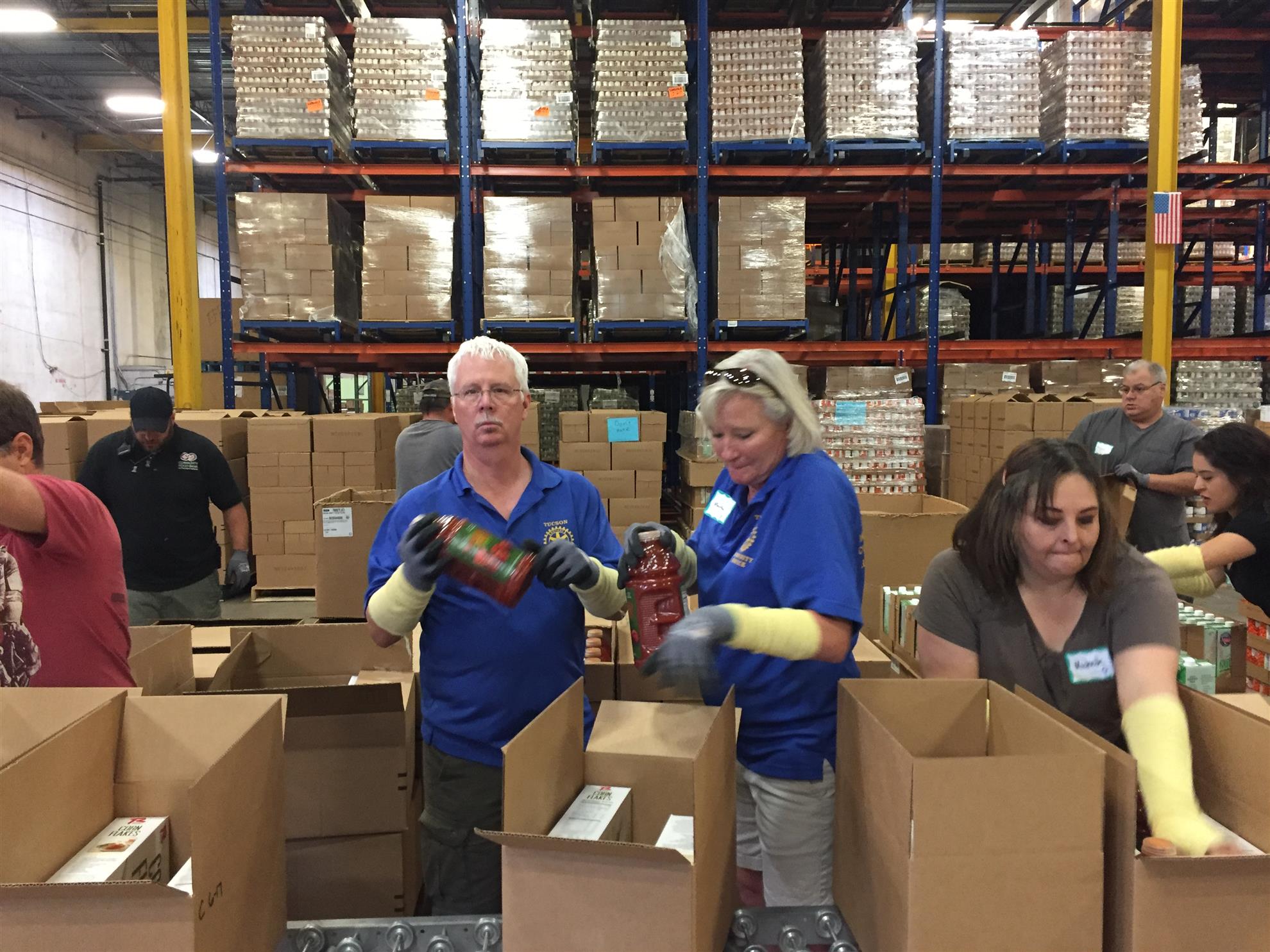 Community Food Bank Project ~ A Success! | Rotary Club of Tucson