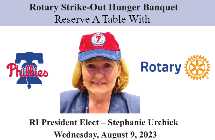 2023 Rotary Strike-Out Hunger Banquet Tables | Garden State Rotary of ...
