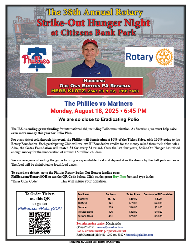 Home Page | Garden State Rotary of Cherry Hill