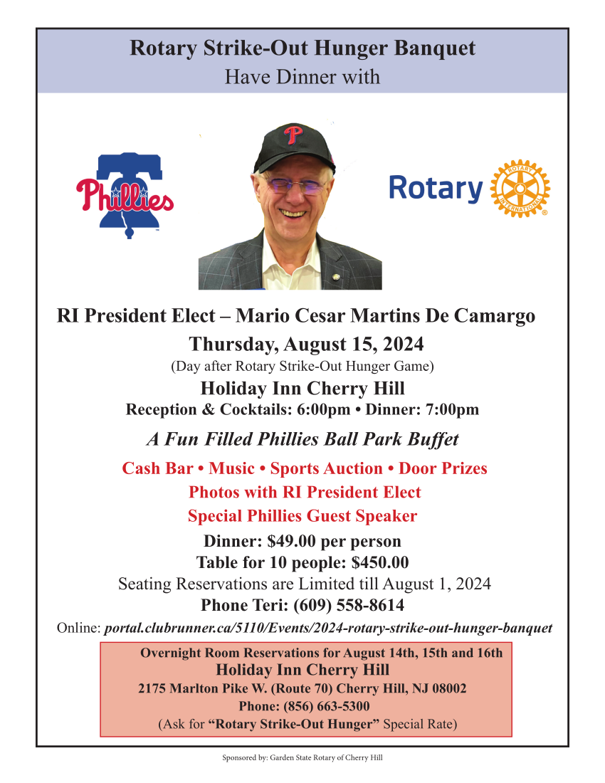 Home Page | Garden State Rotary of Cherry Hill