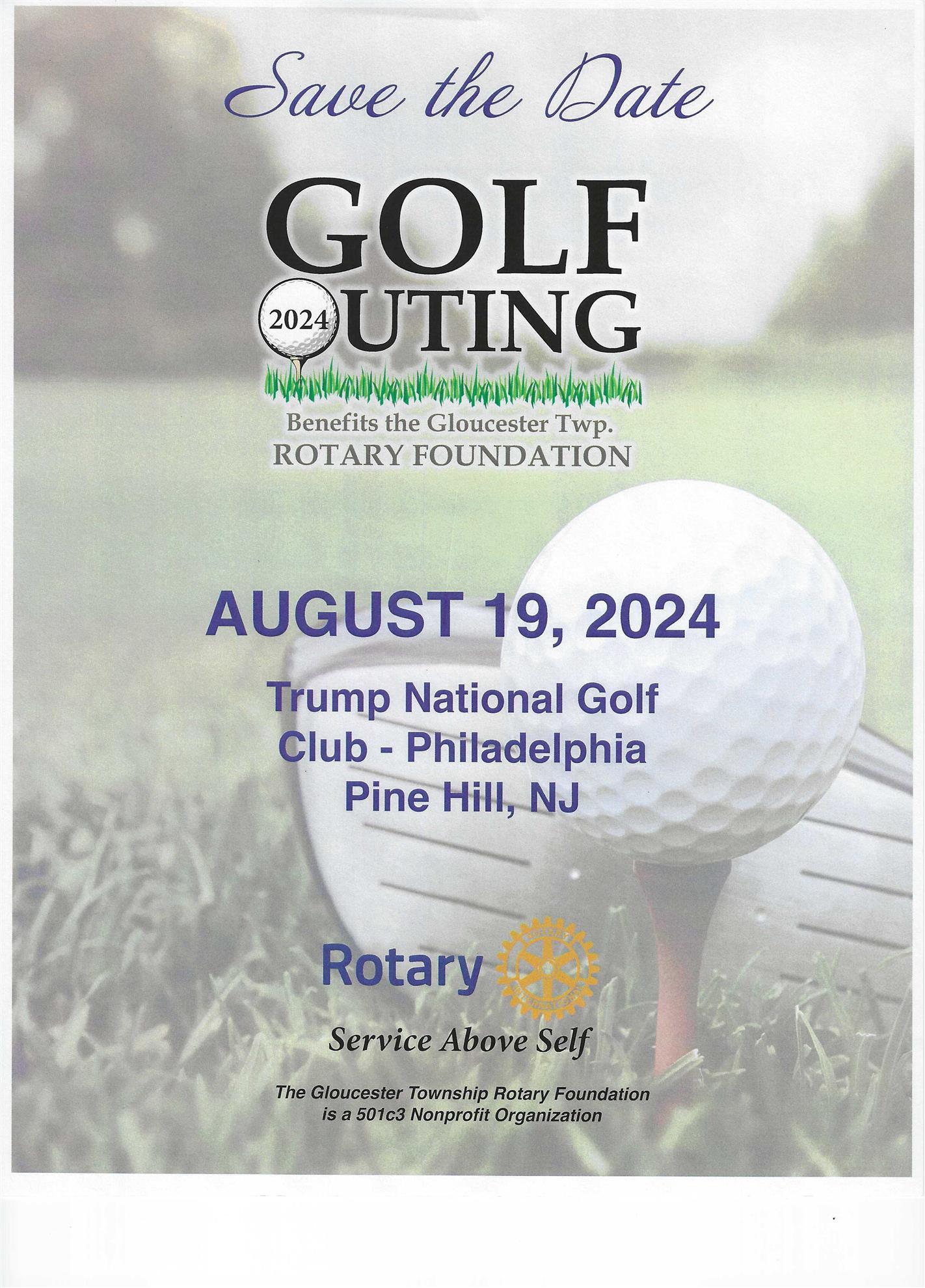 Golf Outing to Benefit the Gloucester Township Rotary Club Foundation ...