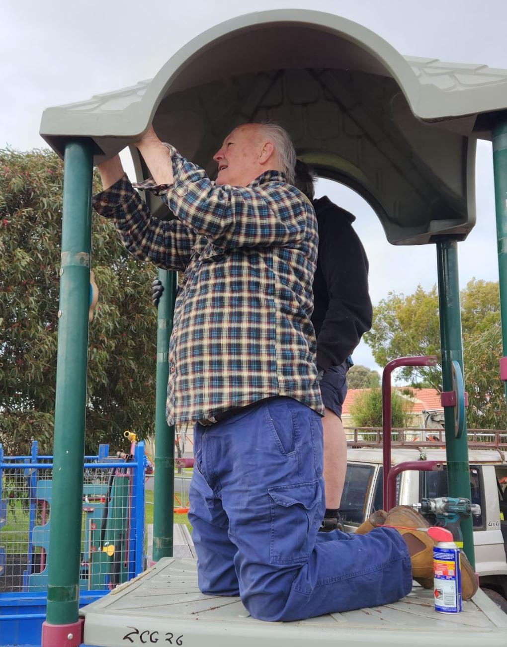 Another Playground harvested for RORP | Rotary Club of Berwick