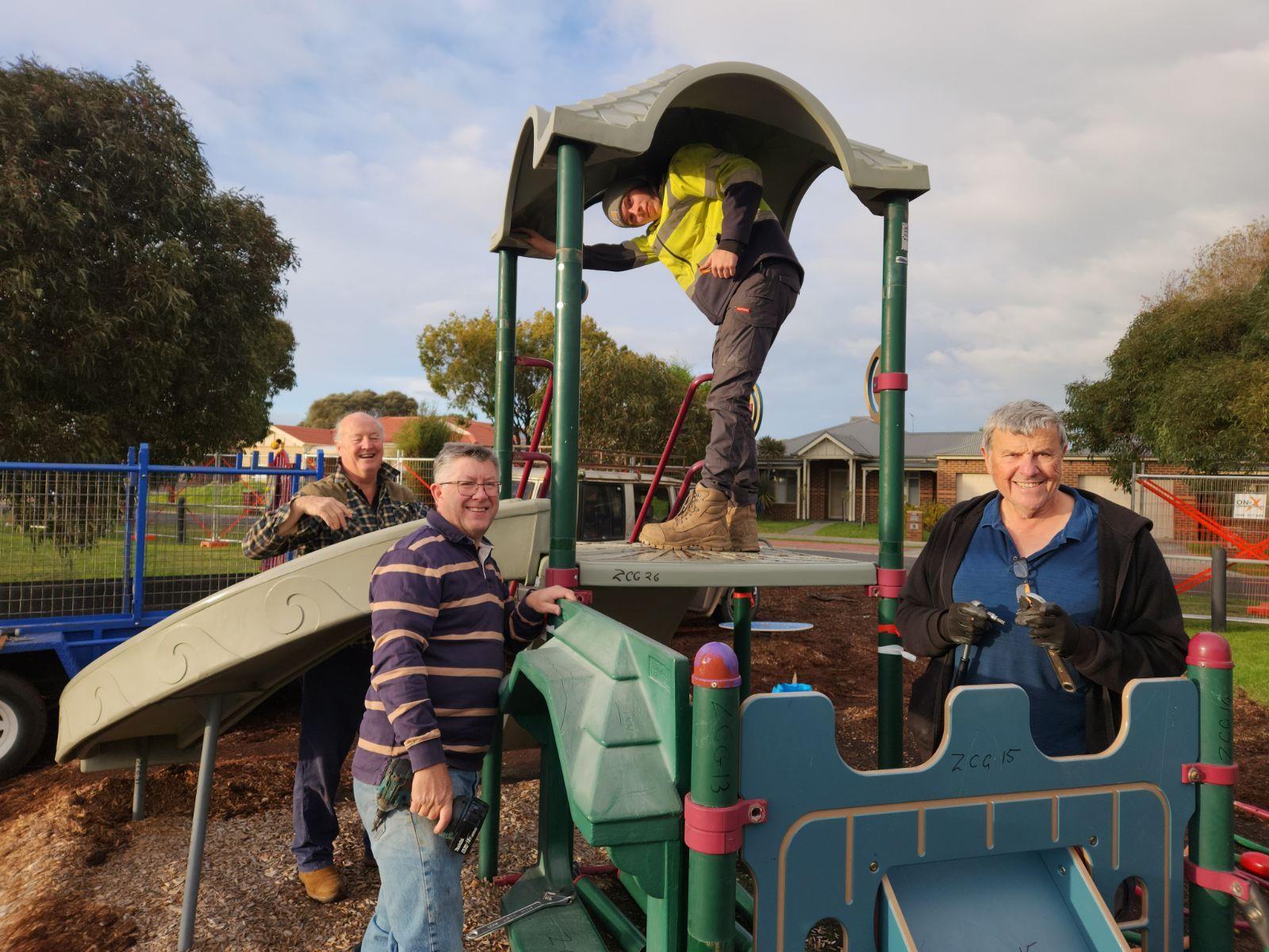 Another Playground harvested for RORP | Rotary Club of Berwick
