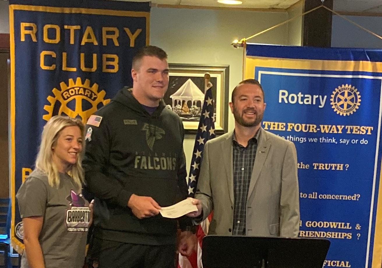 $250 presented for Cominsky Family Foundation | Rotary Club of Barberton