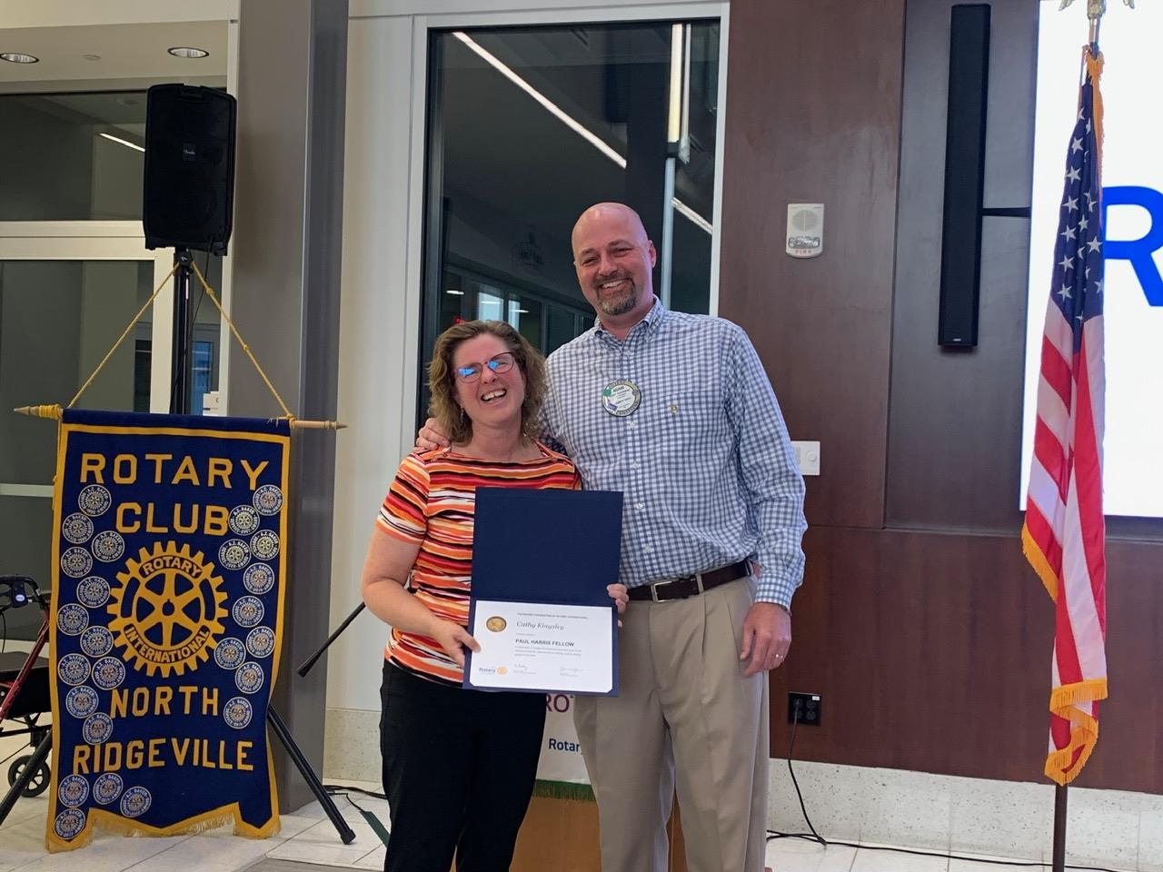 Paul Harris Fellow Awards | Rotary Club of North Ridgeville