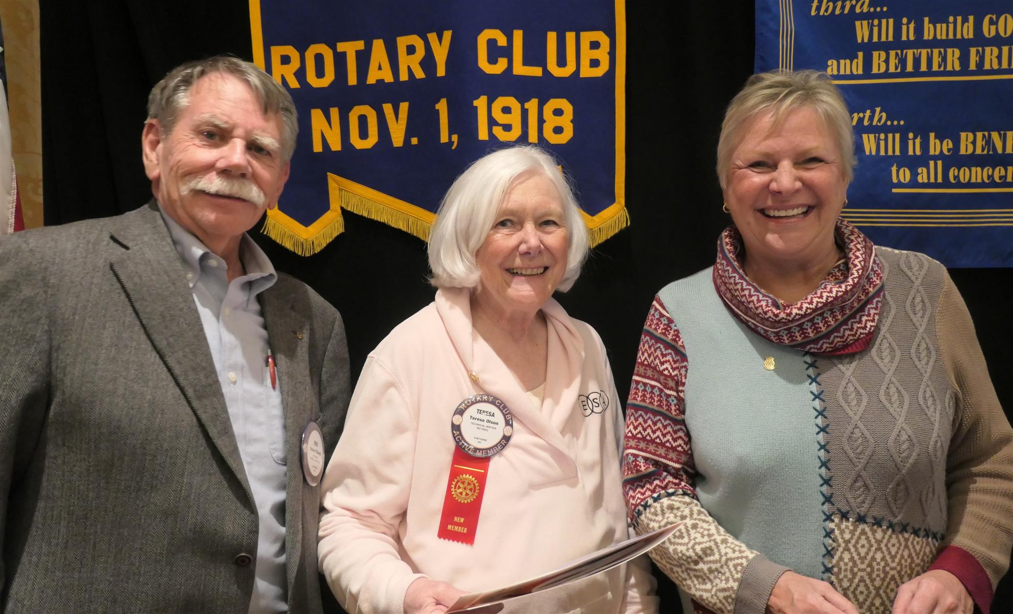 Three New Members Introduced | Rotary Club of Cheyenne