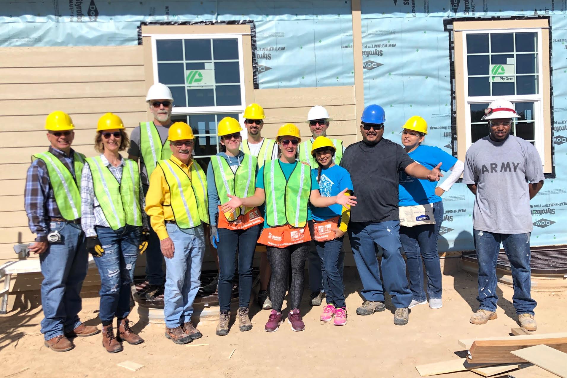 Rotarians at Work Building for Habitat for Huanity | Rotary Club of ...