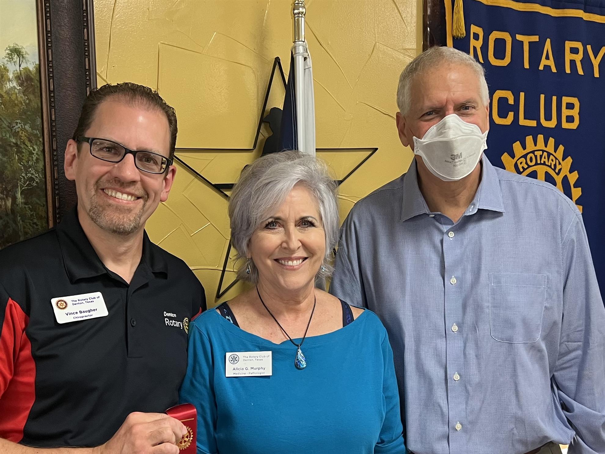 Red Badge Ceremony for Alicia Murphy | Denton Rotary Club