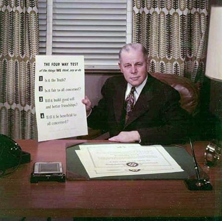 STORY OF THE FOUR-WAY TEST | Wichita Falls North Rotary Club