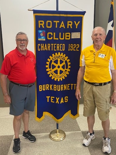 Frank Ducos is Rotarian of the Day | Burkburnett Rotary Club
