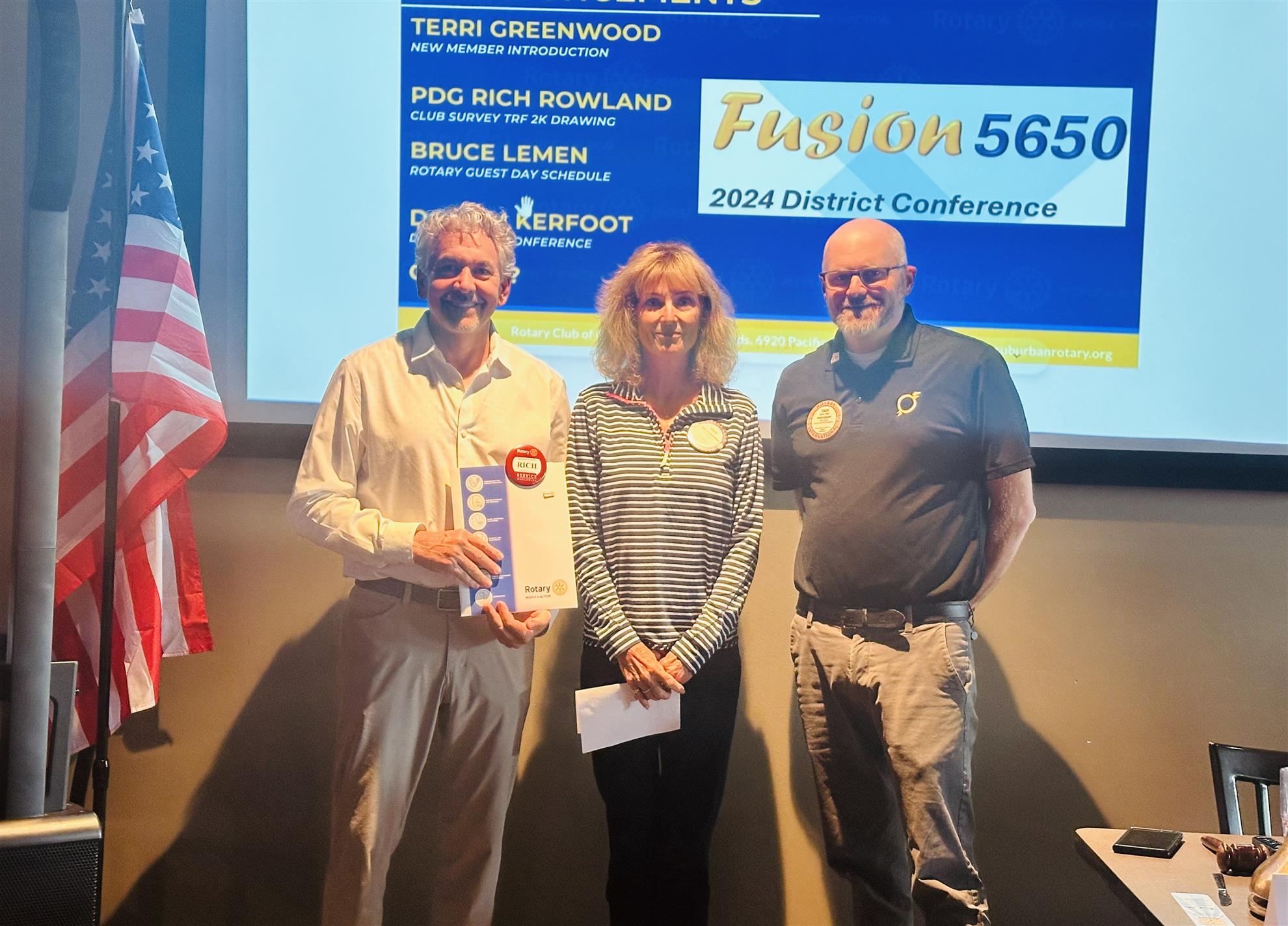 Welcome Newest Rotarian Richard Runnels | Rotary Club of Omaha Suburban