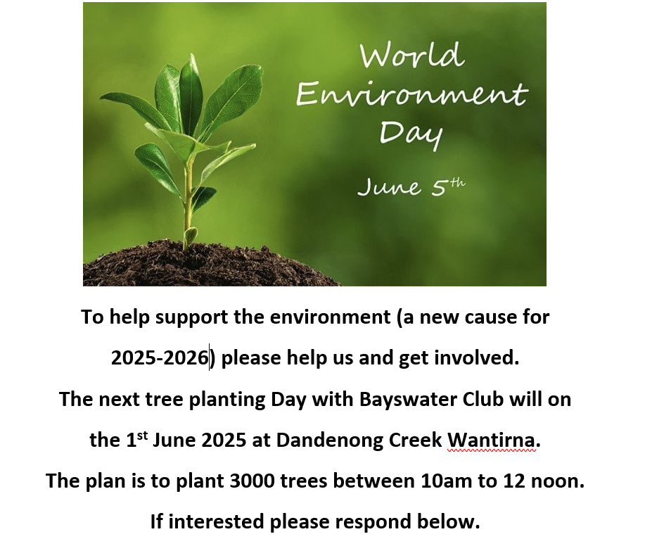 Rotary Club of Boronia - 27th May 2025 (May 27, 2025)