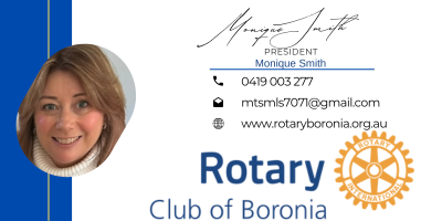 Rotary Club of Boronia - 17th June 2025 (Jun. 17, 2025)