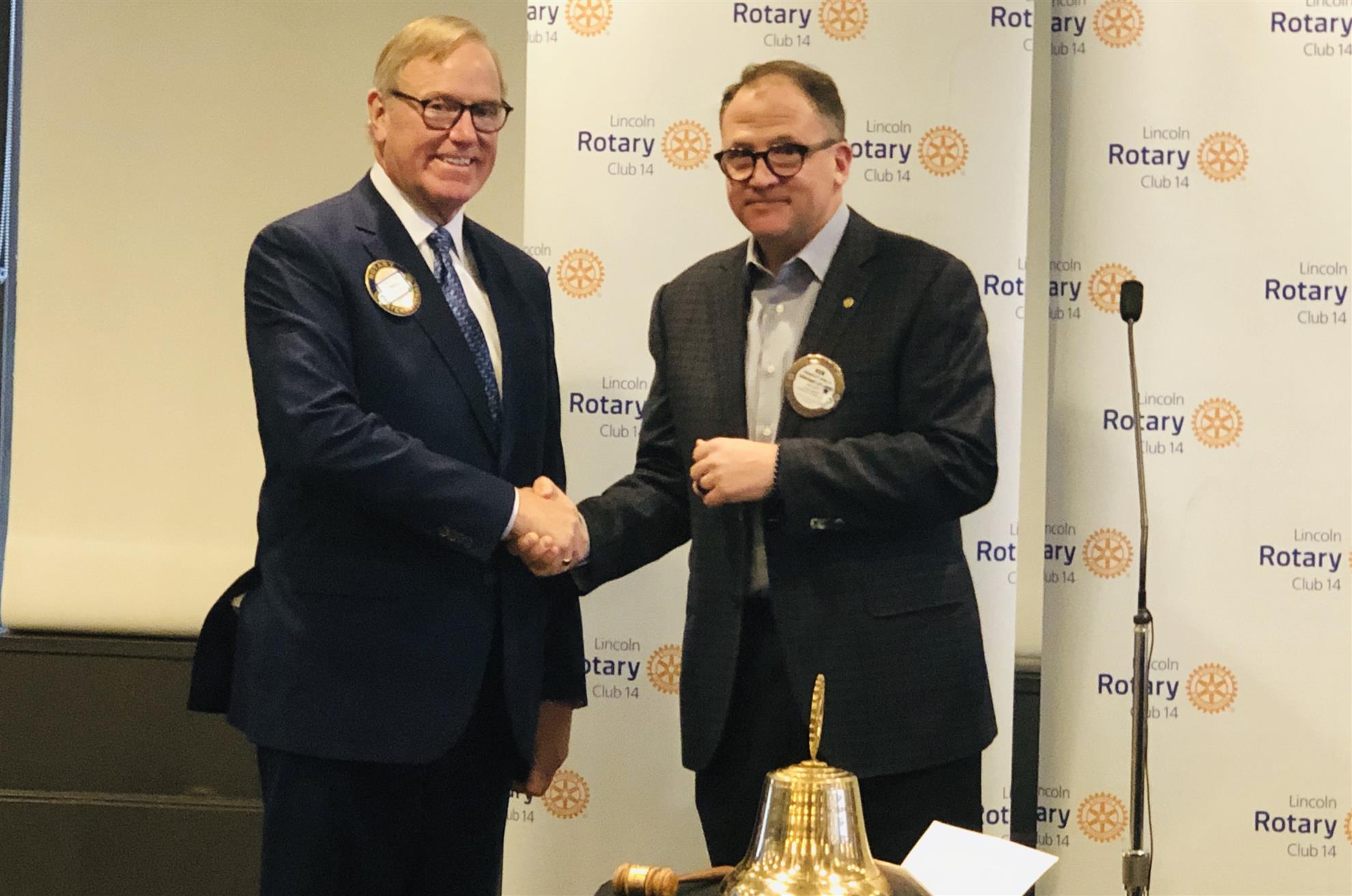 Bill Mueller is Paul Harris Fellow +1 | Rotary Club of Lincoln #14