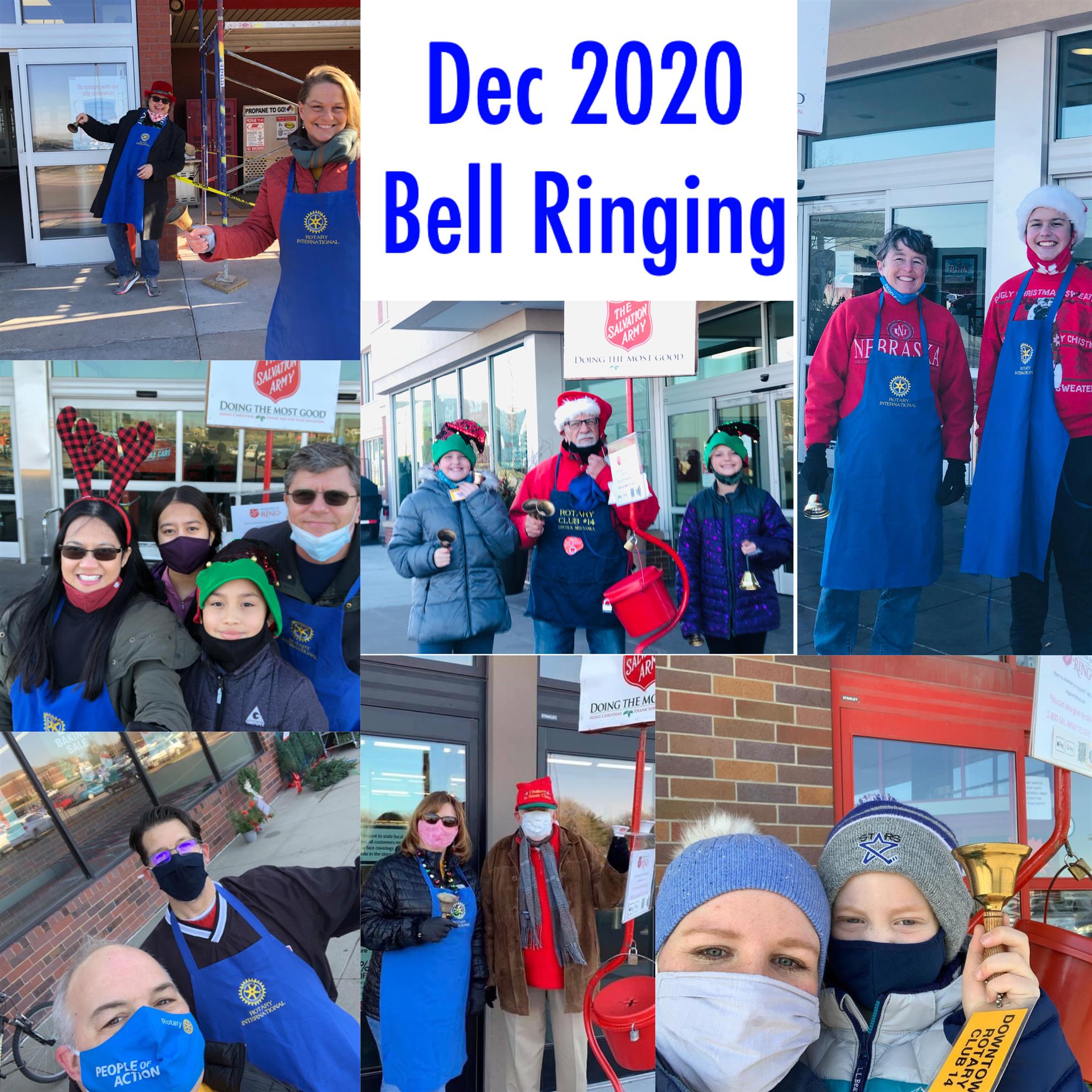 Bell Ringing Success | Rotary Club of Lincoln #14