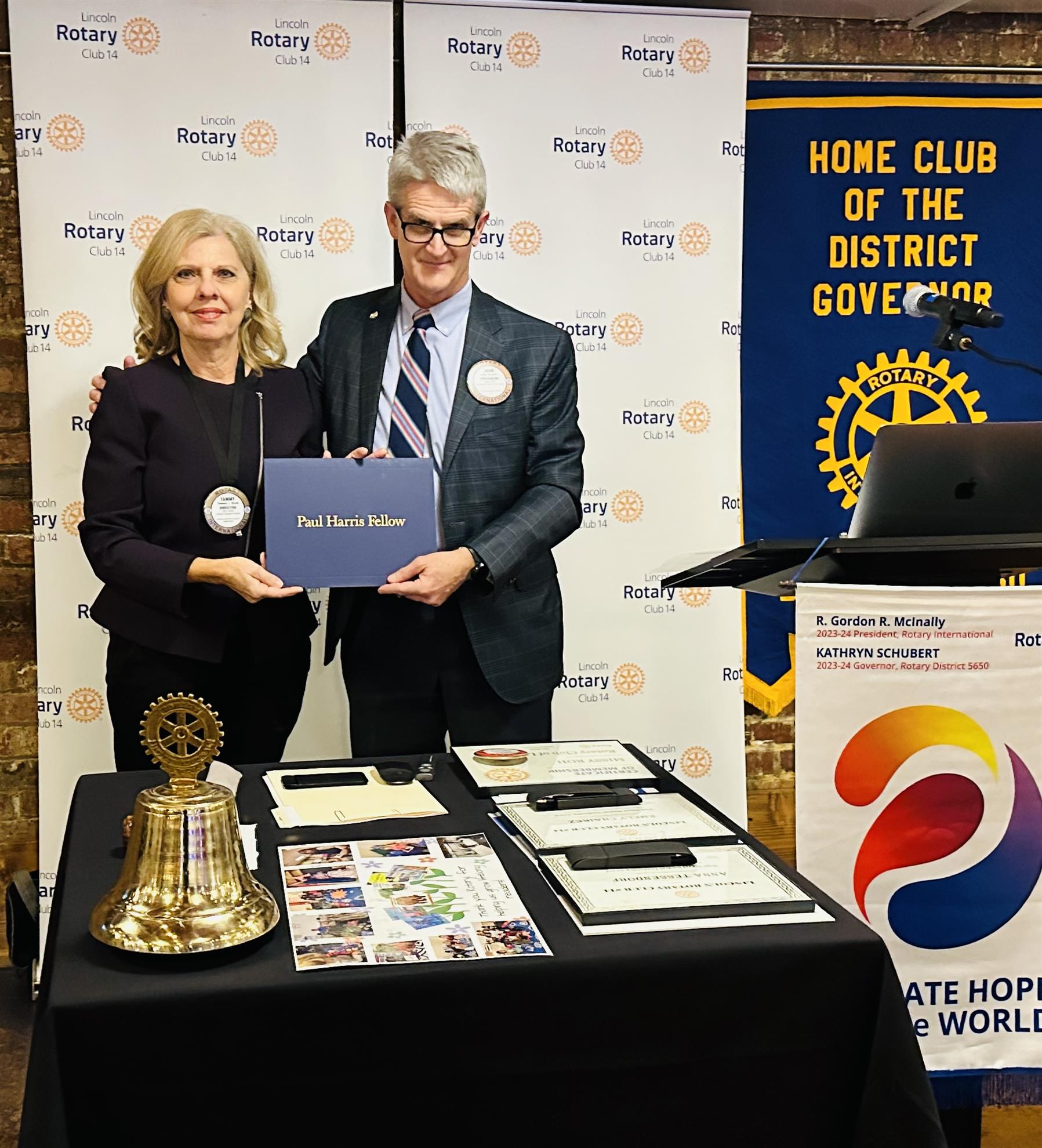 Tammy Ward is Paul Harris Fellow | Rotary Club of Lincoln #14