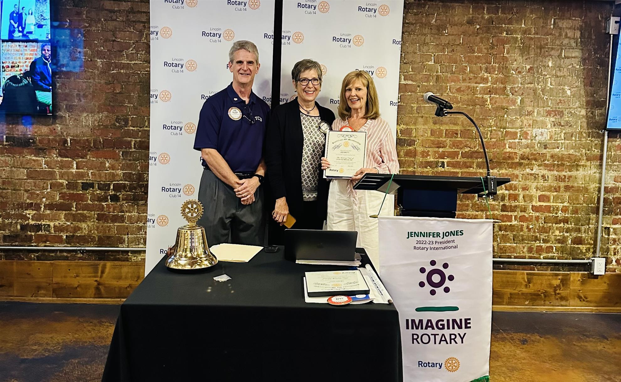 Welcome New Rotarian Jan Bretz | Rotary Club of Lincoln #14