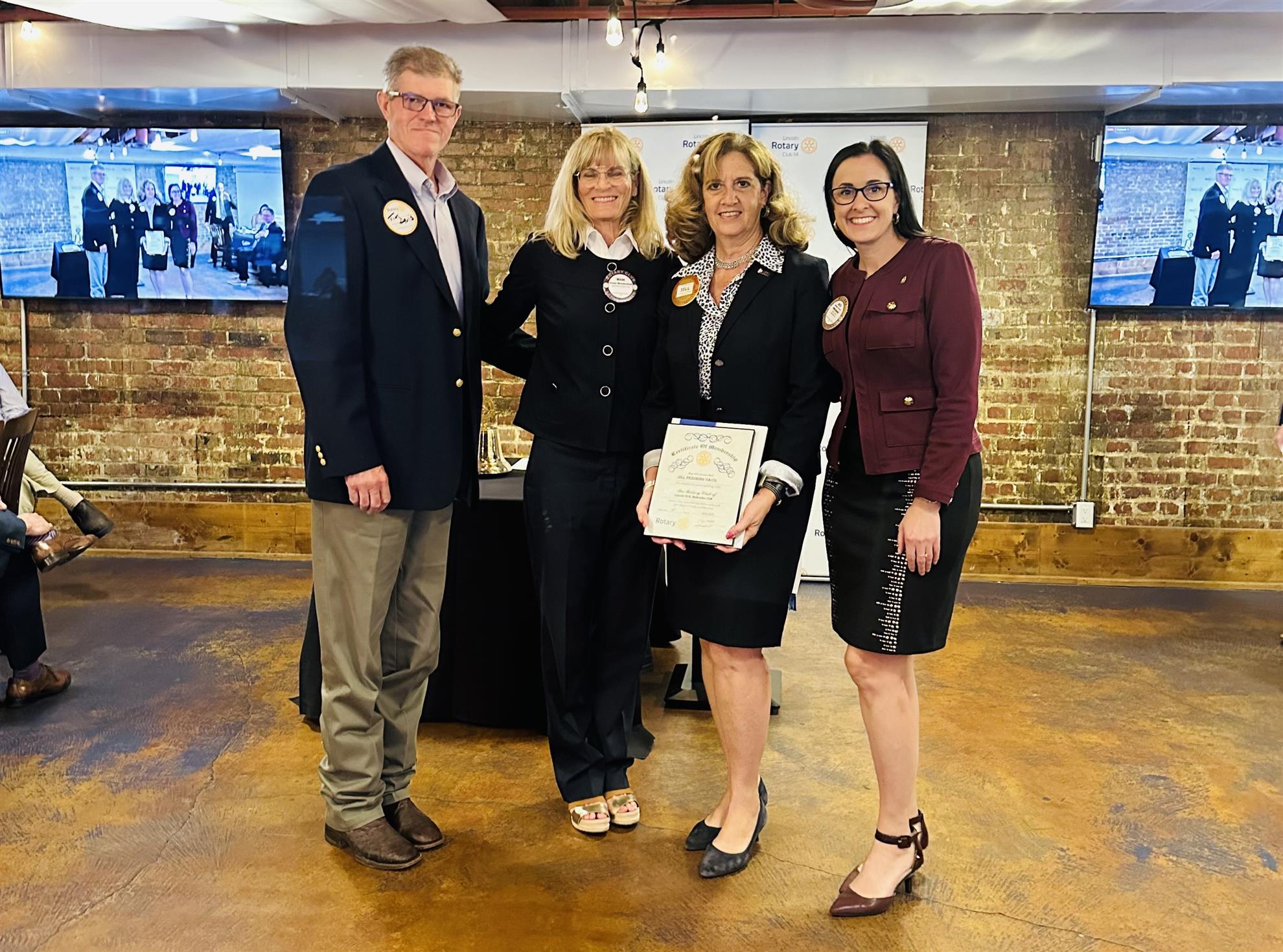 Welcome New Rotarian Jill Davis | Rotary Club of Lincoln #14