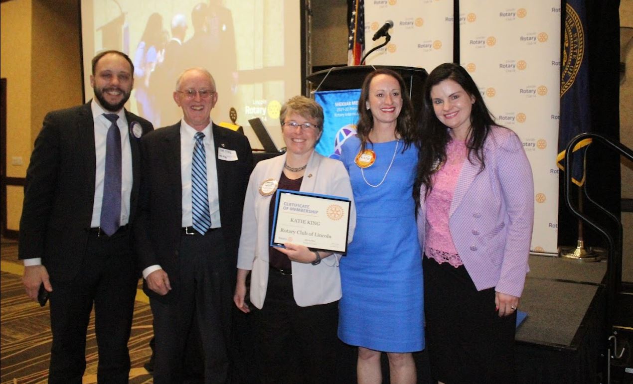 Welcome New Rotarian Katie King | Rotary Club of Lincoln #14