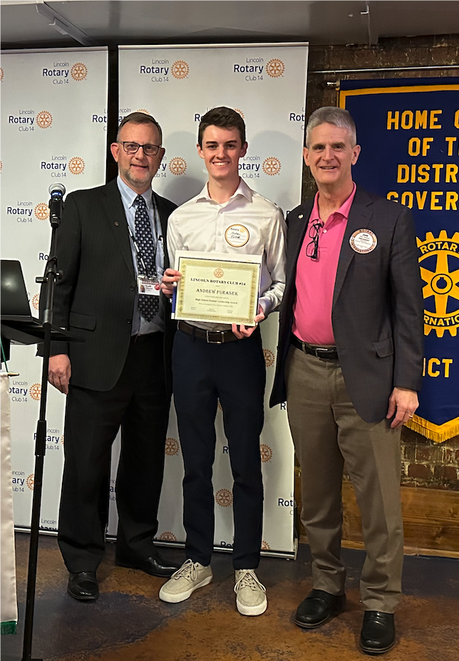 Pius X Rotary Leadership Awardee Andrew Furasek | Rotary Club of ...