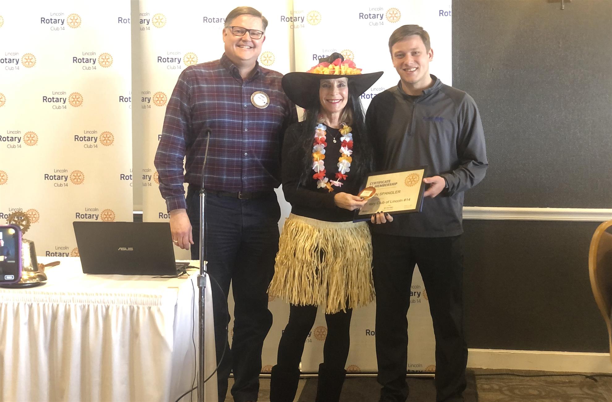 Welcome Newest Rotarian Tobin Spangler | Rotary Club of Lincoln #14