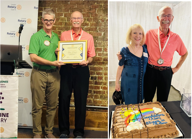 Congratulations Alan Hersch for 33 Years of Rotary Service | Rotary ...
