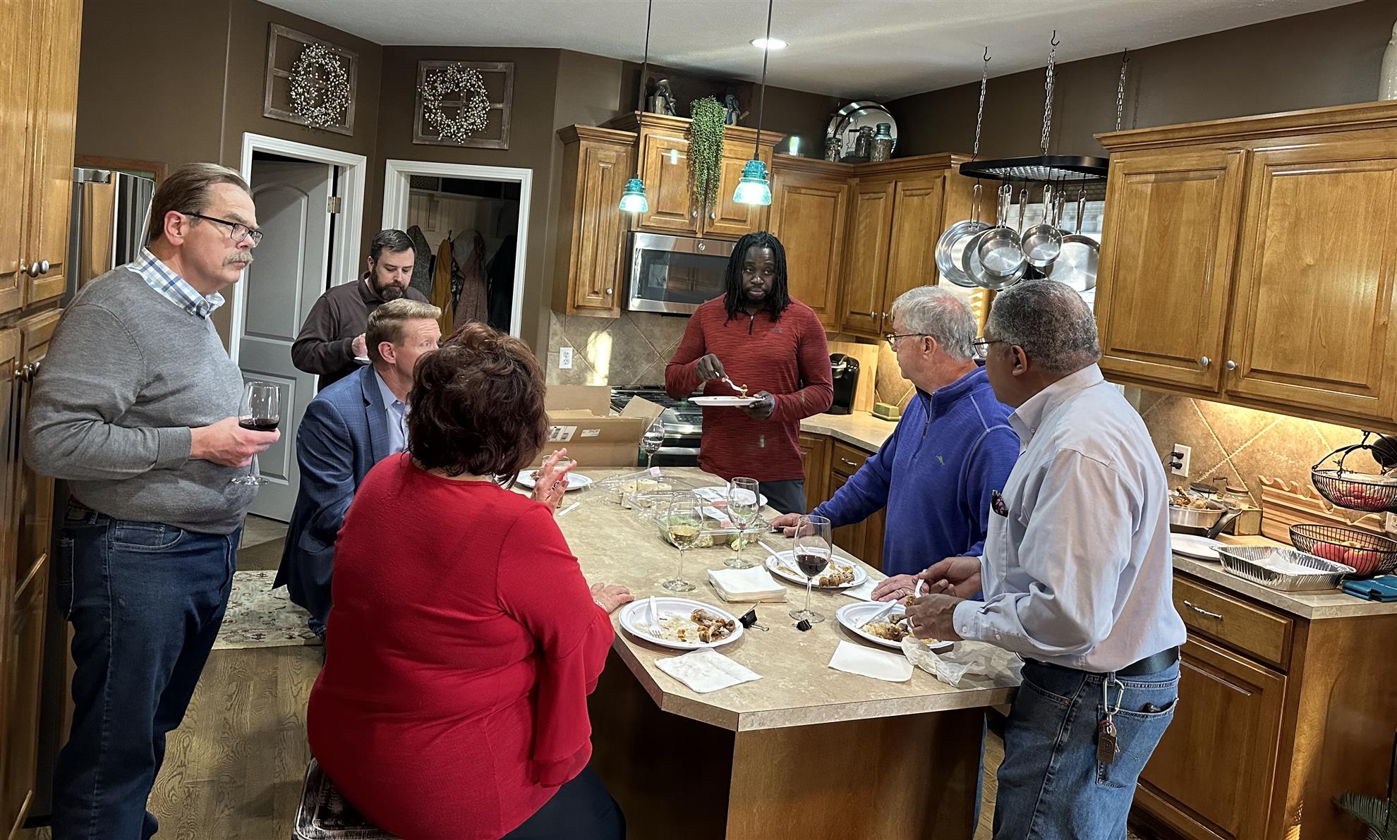 Honor Roll Stuffing Party was Fun | Rotary Club of Omaha (Downtown)