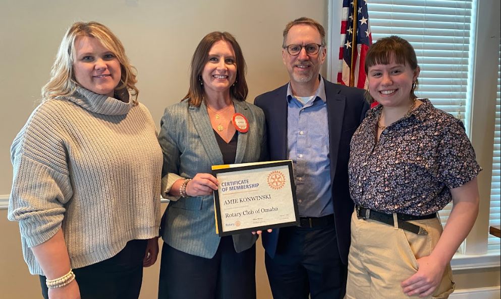 Welcome New Rotarian Amie Konwinski | Rotary Club of Omaha (Downtown)