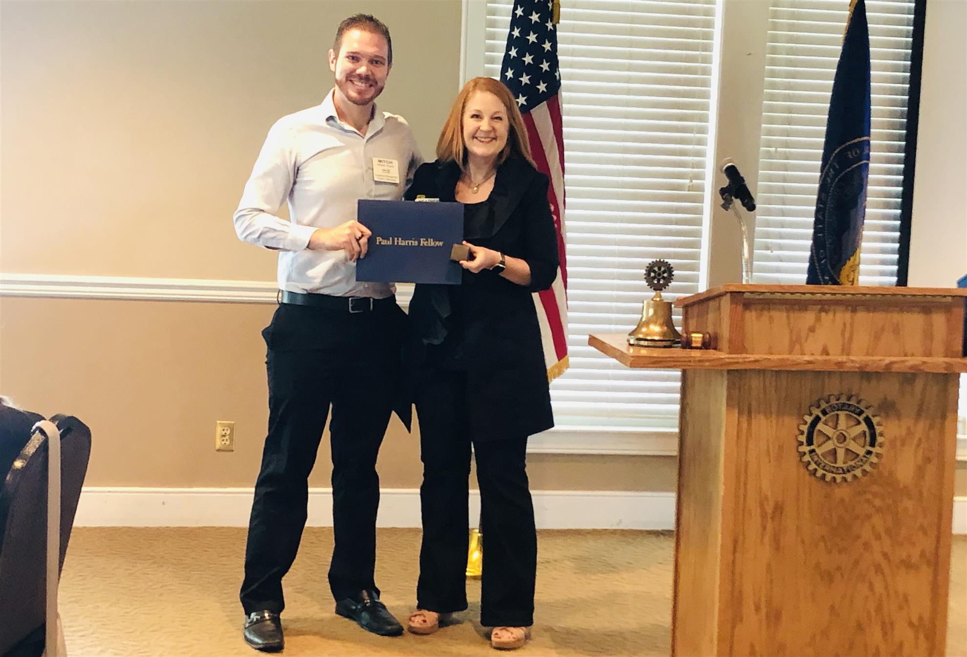 Mitch Hunt is Paul Harris Fellow | Rotary Club of Omaha (Downtown)