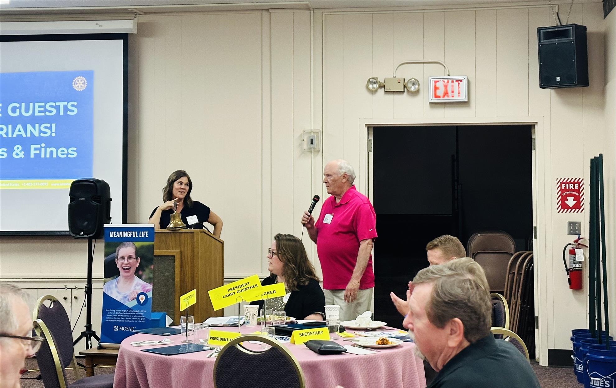 Best Good News: Rotarian's Wife Got Standing Ovation | Rotary Club of ...