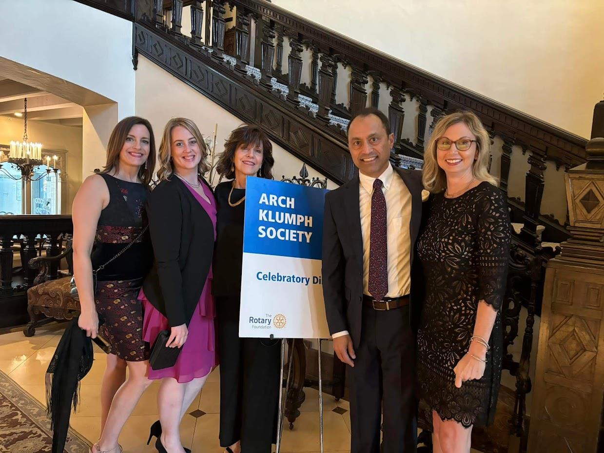 Edina Rotarians Celebrate Dr. Dash at RI Headquarters | Rotary Club of ...