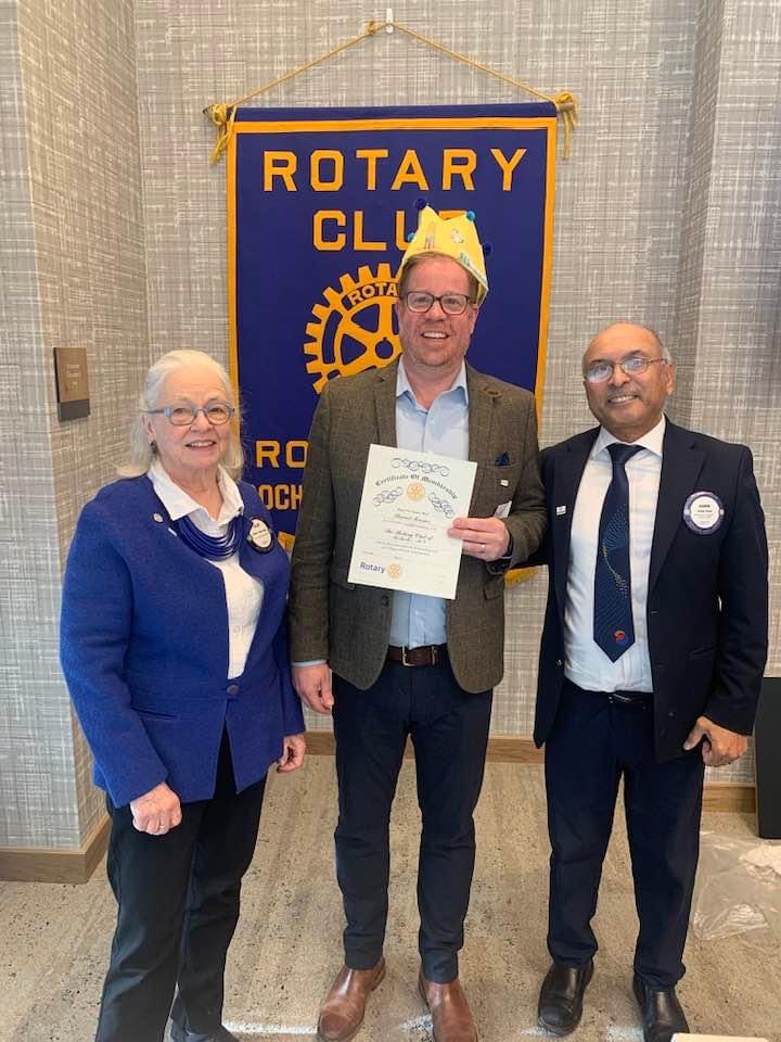 Welcome new member Stewart Rassier | The Rotary Club of Rochester