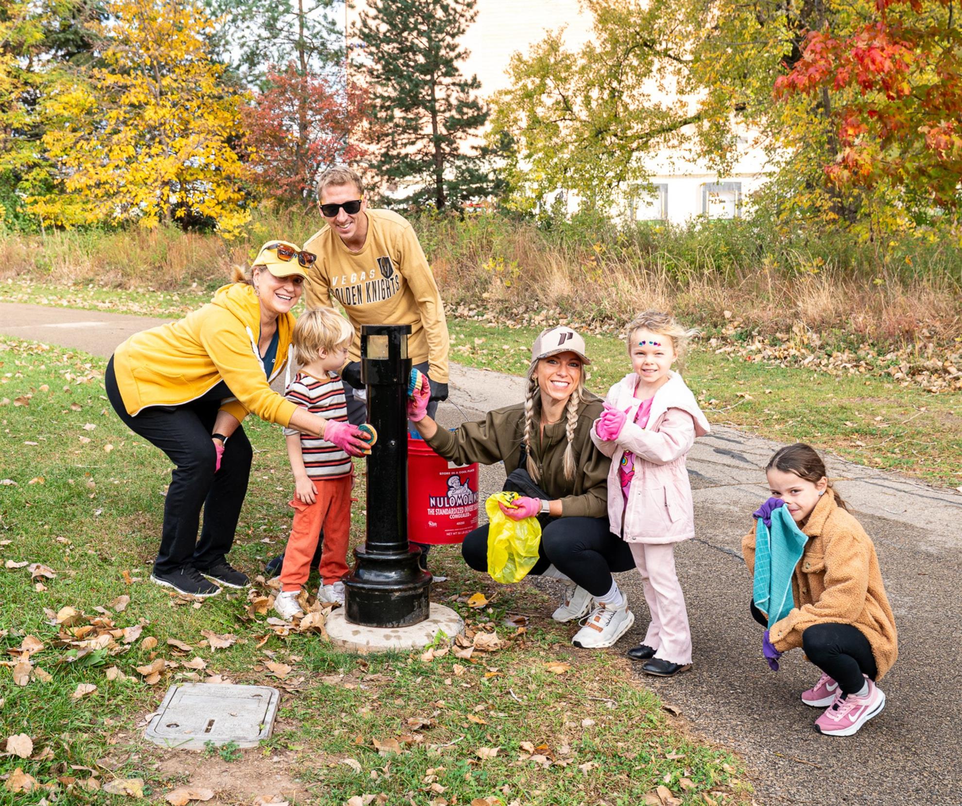 Light Bollard Cleaning | Rotary Club of Neenah