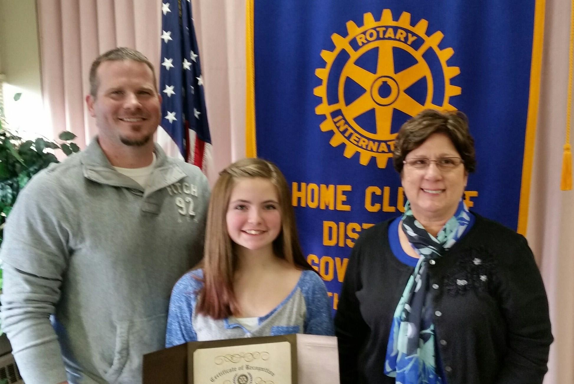 Harlem Middle School Student of the Month, Kaitlyn Durham. | Loves Park ...