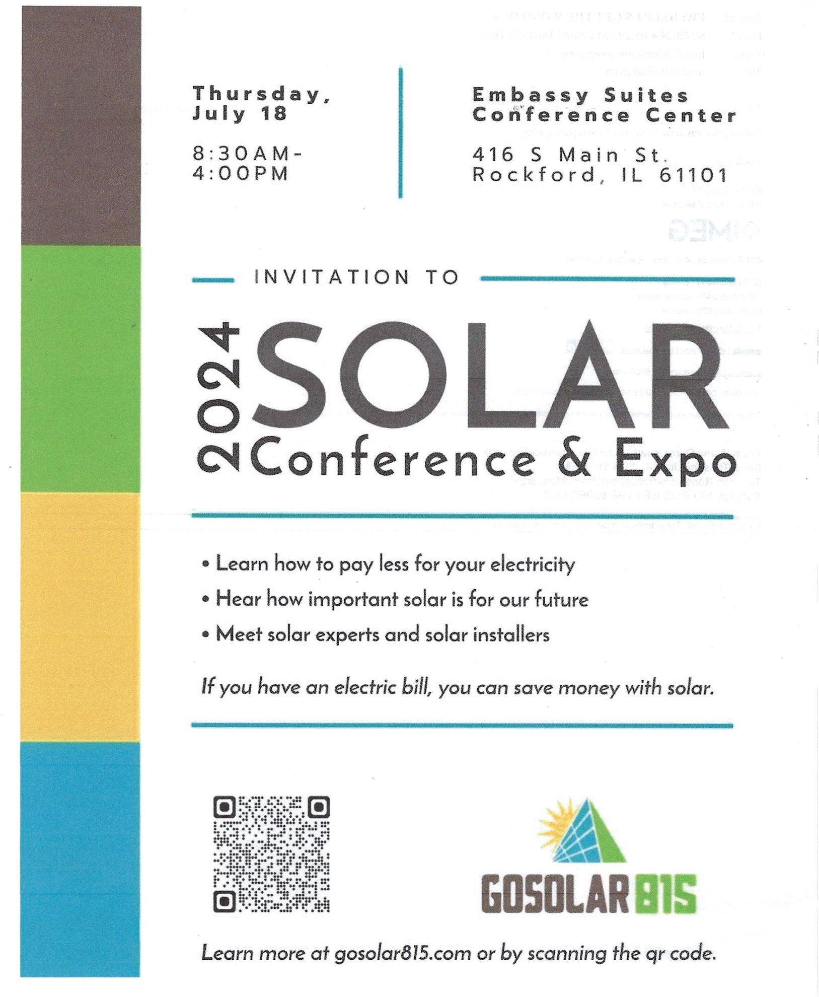 Solar Conference & Expo | Rotary Club of Rockford