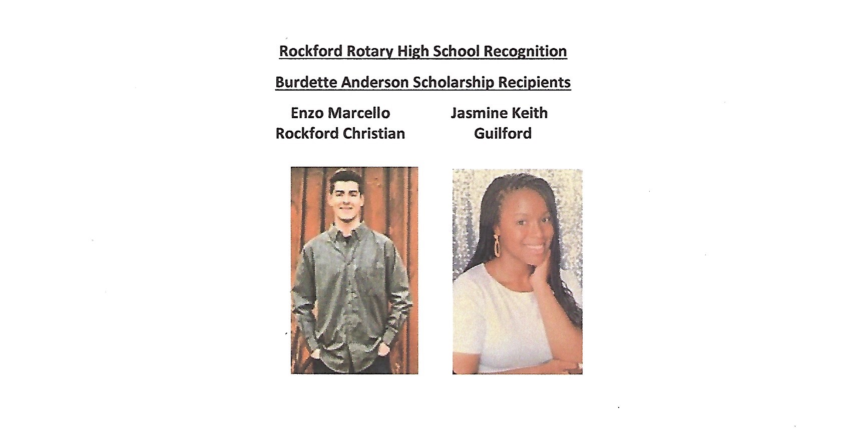 2020 Burdette Anderson | Rotary Club of Rockford