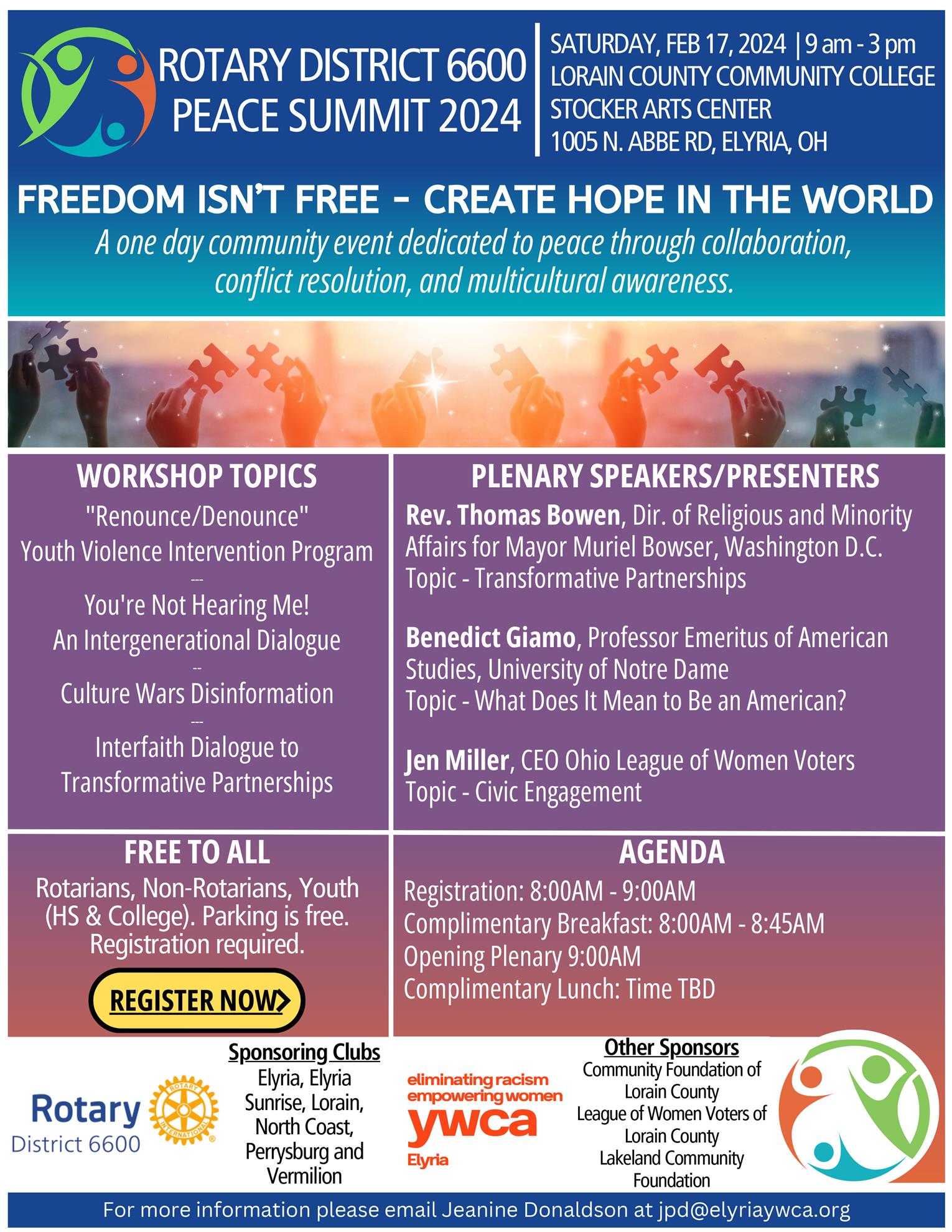 Peace Summit | Rotary Club of Lima